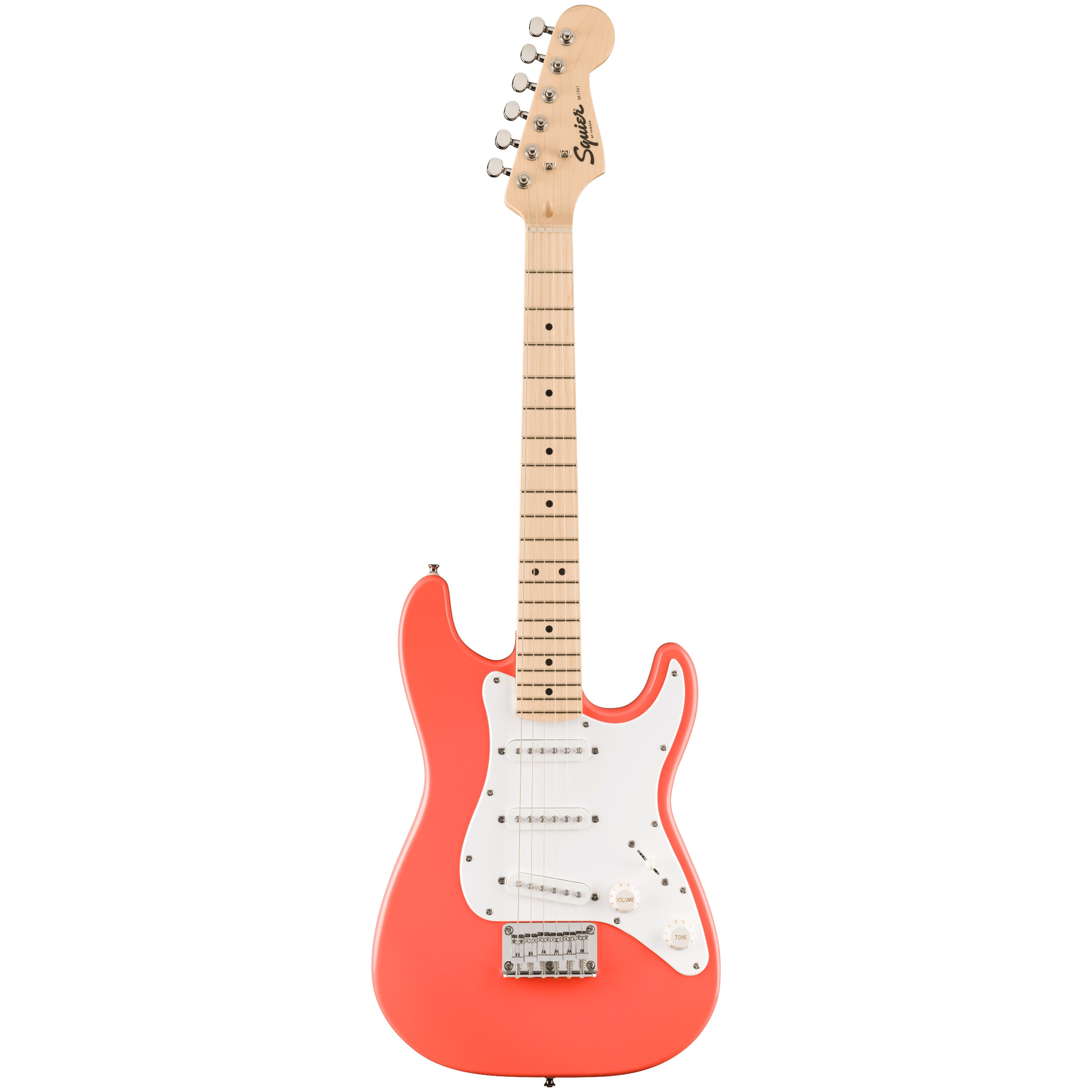 Squier Limited Edition FSR Mini Stratocaster - Tahitan Coral - GigGear