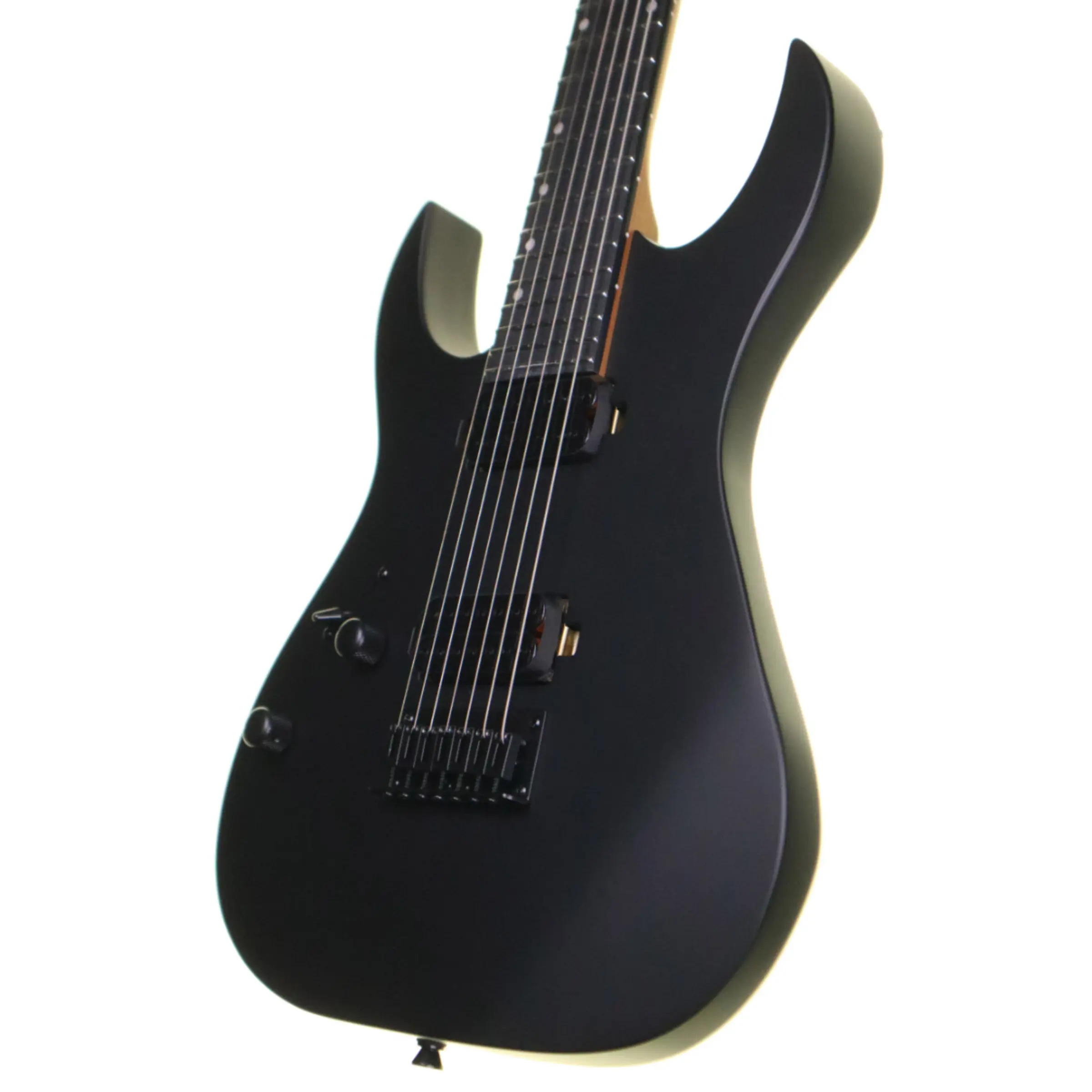 Spira S407 7-String Electric Guitar LEFT HANDED - Satin Black - GigGear