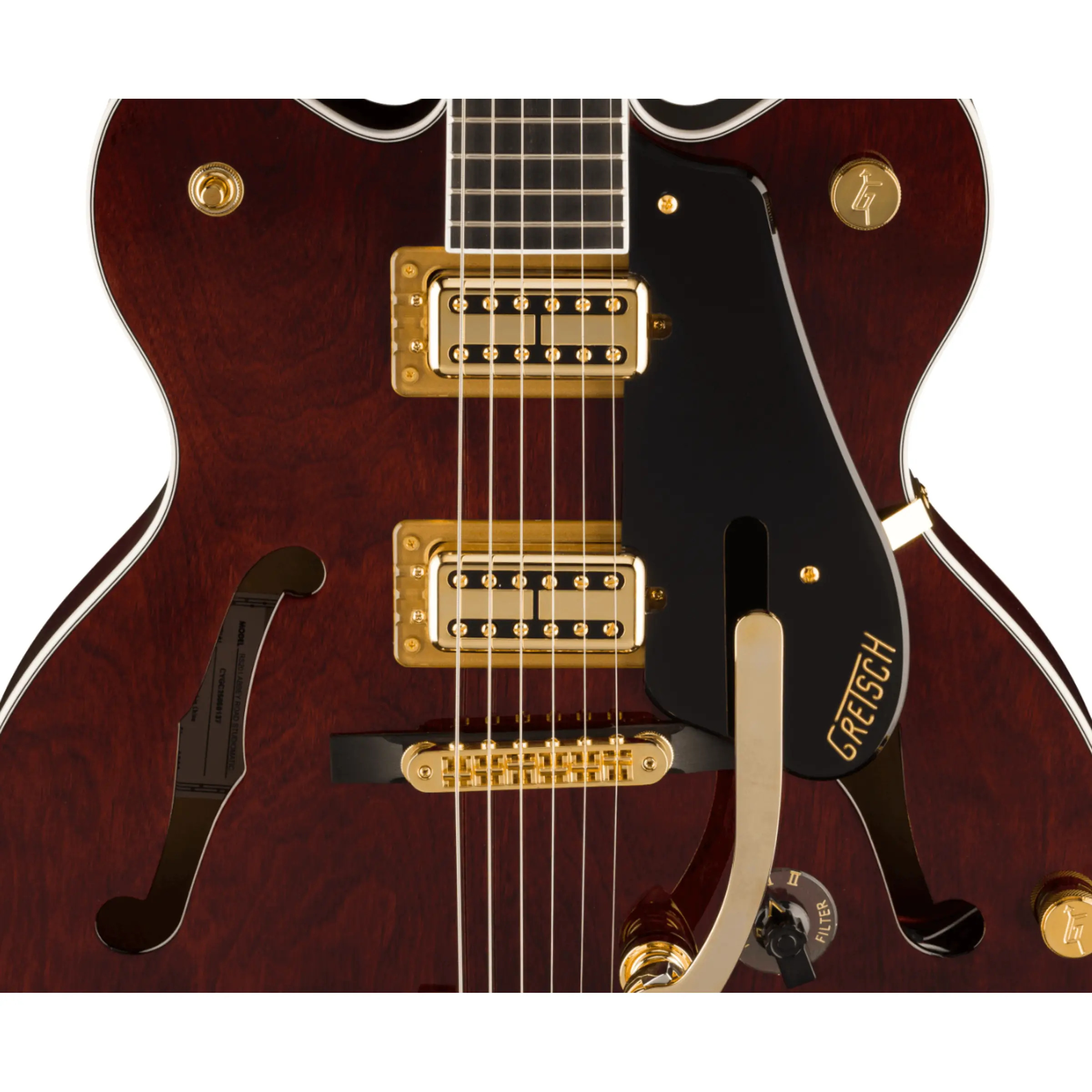 Gretsch Ltd Ed Abbey Road RS201 Studiomatic Hollow Body w/ Bigsby - Classic Walnut Stain - GigGear