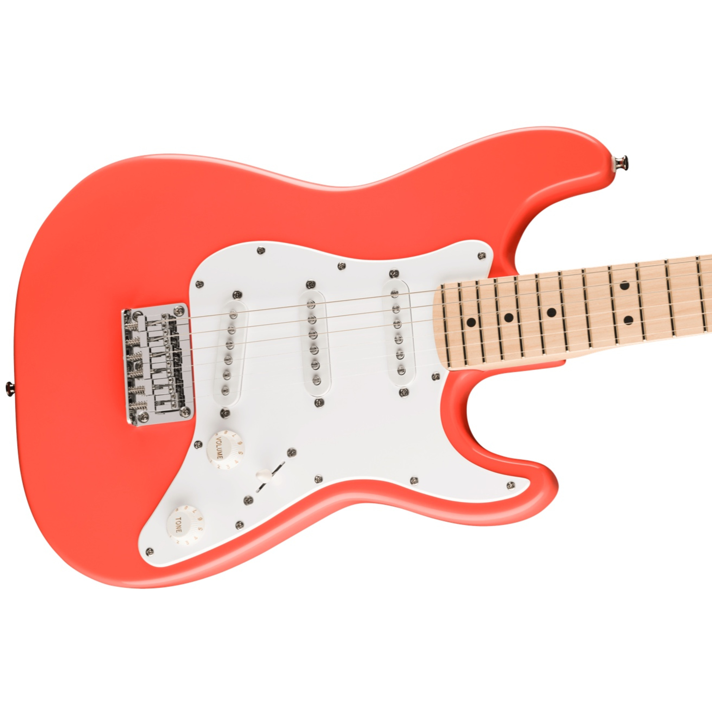 Squier Limited Edition FSR Mini Stratocaster - Tahitan Coral - GigGear