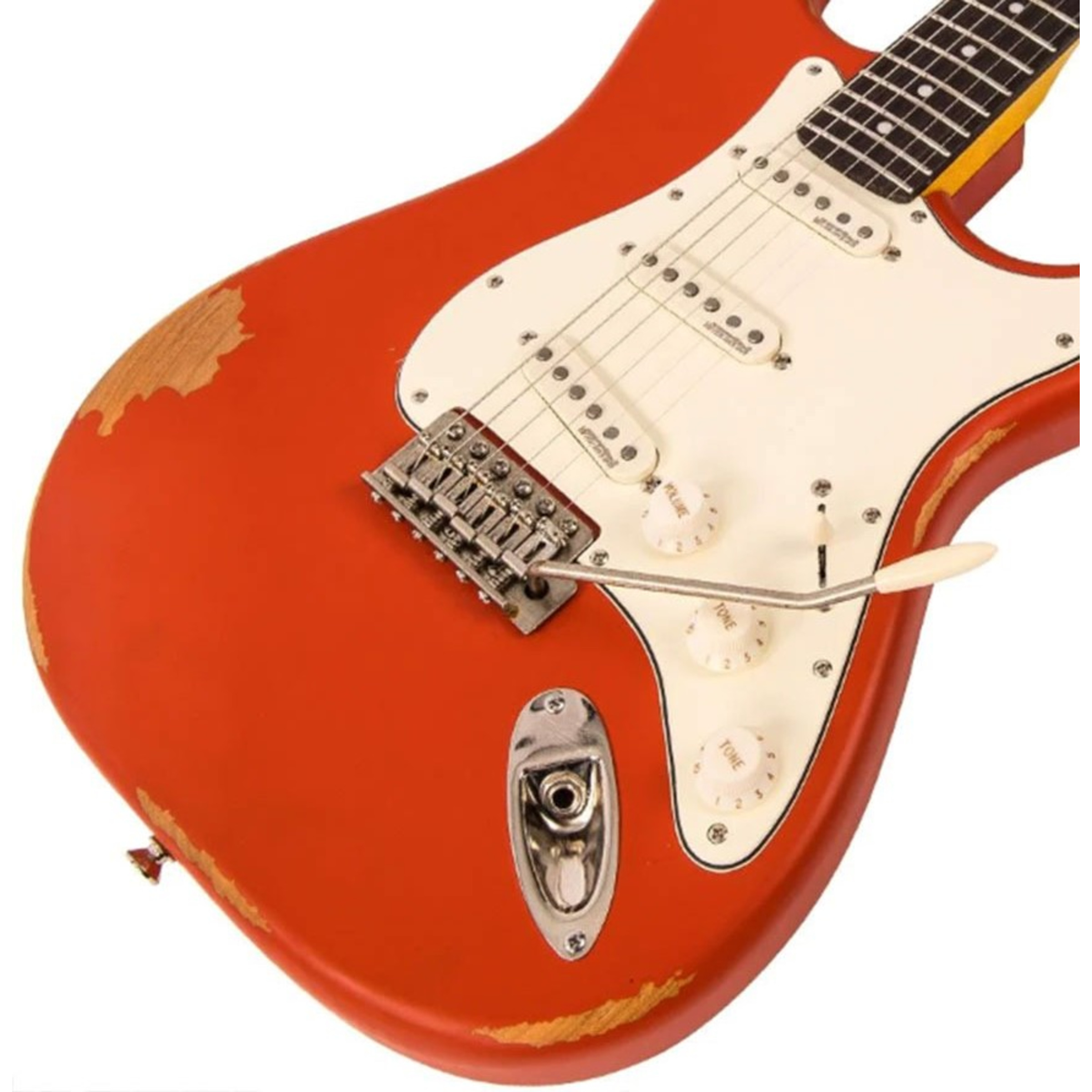 Vintage V6 Icon - Distressed Firenza Red - GigGear
