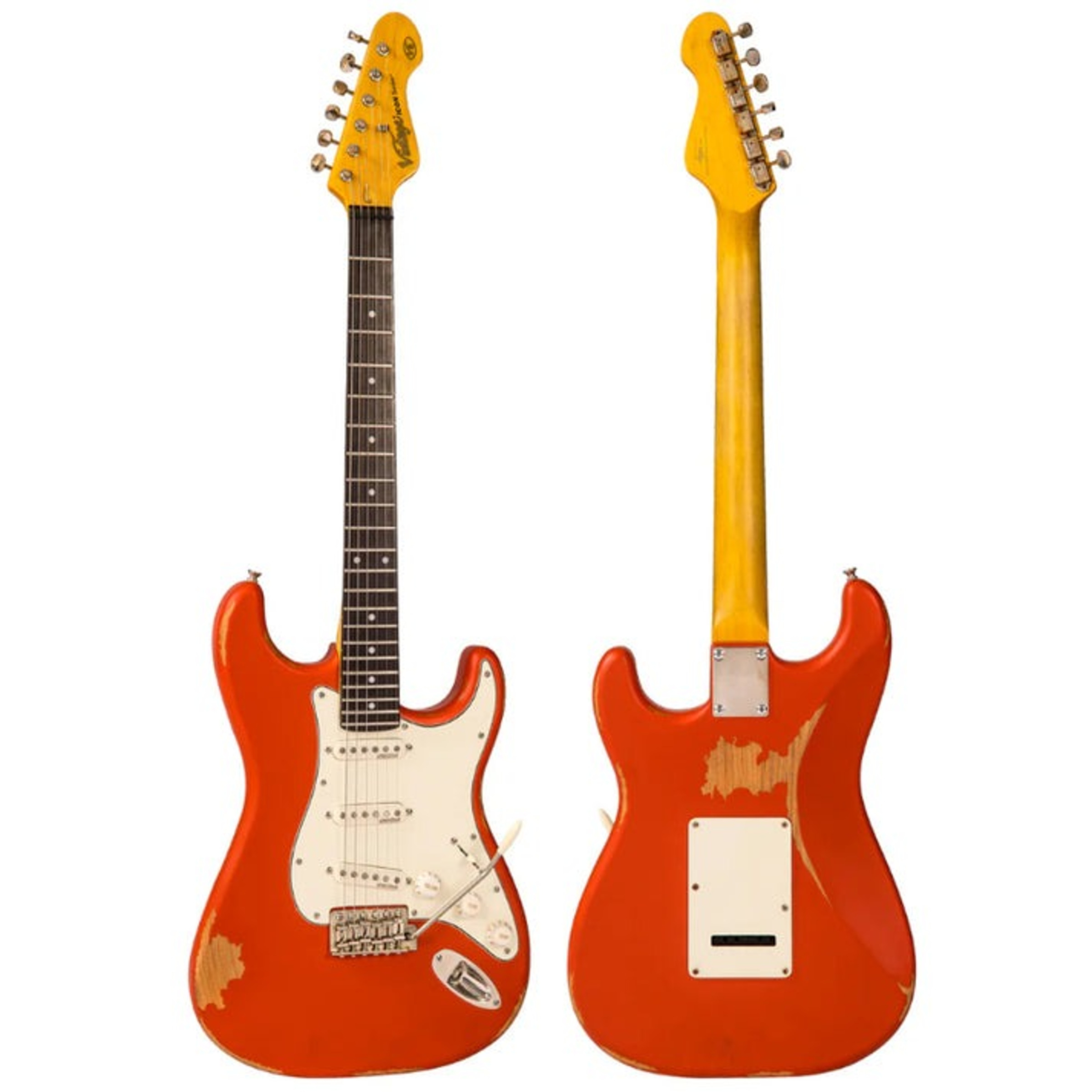 Vintage V6 Icon - Distressed Firenza Red - GigGear